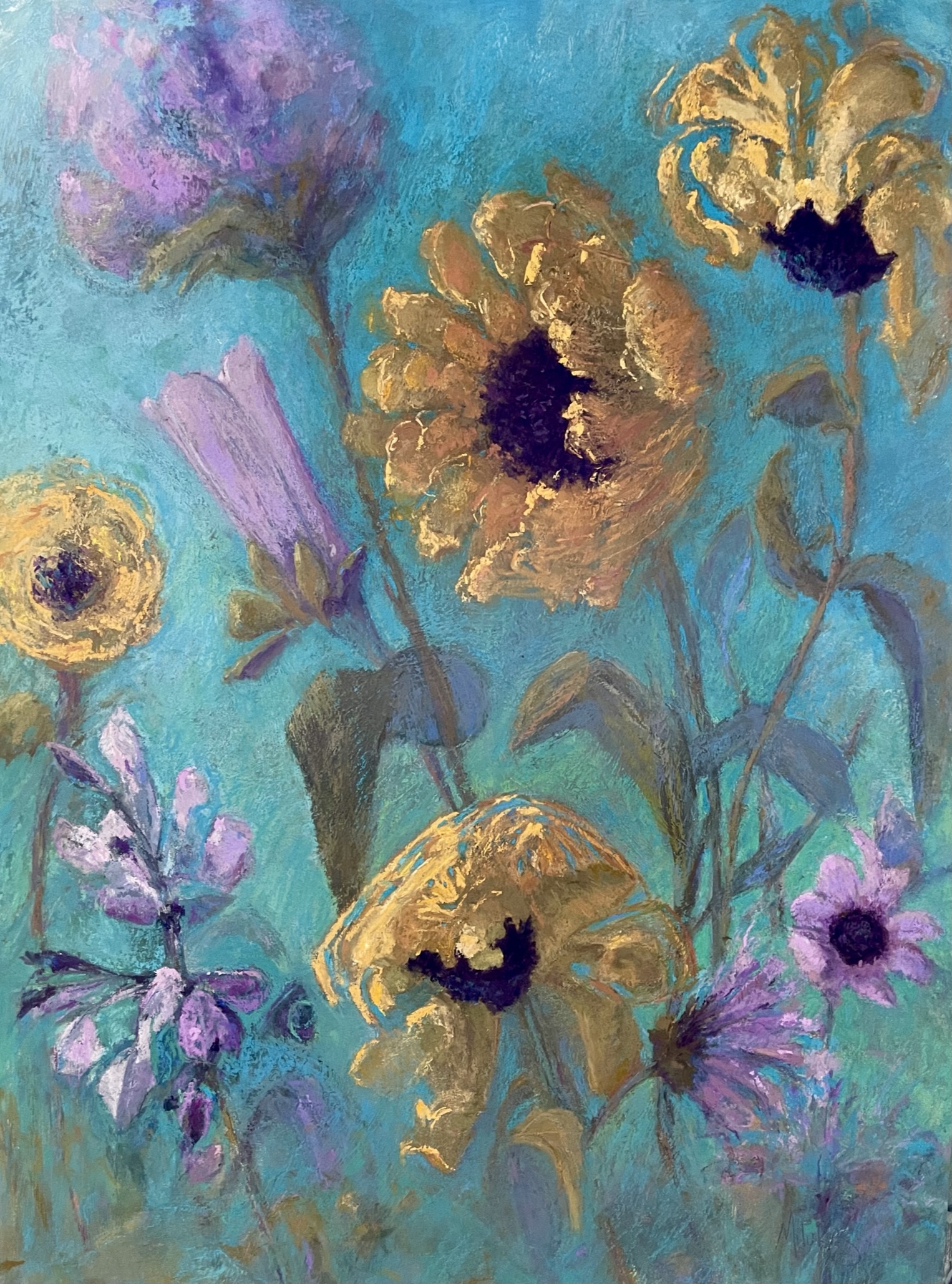 Wonderland, 24 x 18, Mixed Media, Pastel - Taste Design Inc.